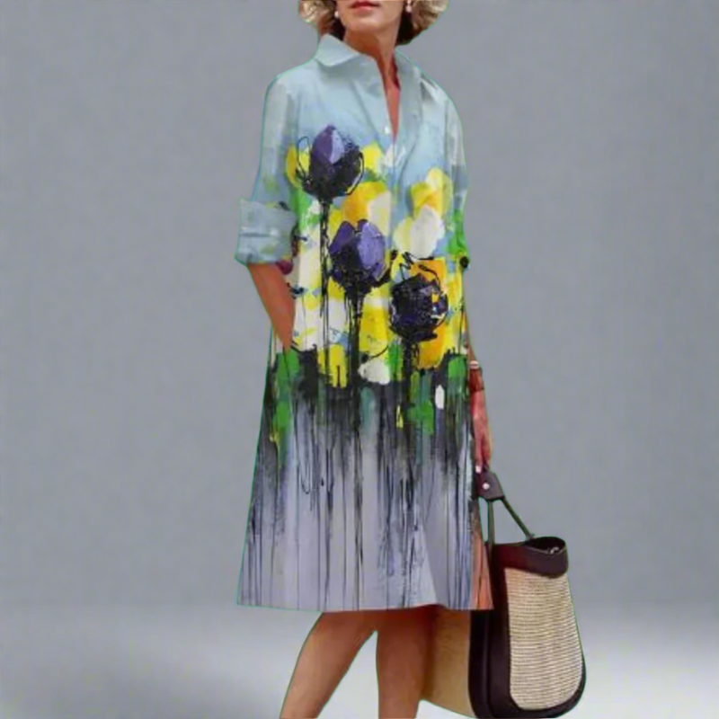 LYSELLE – ELEGANT PREMIUM MIDI DRESS FOR ANY OCCASION – Charles & Nancy